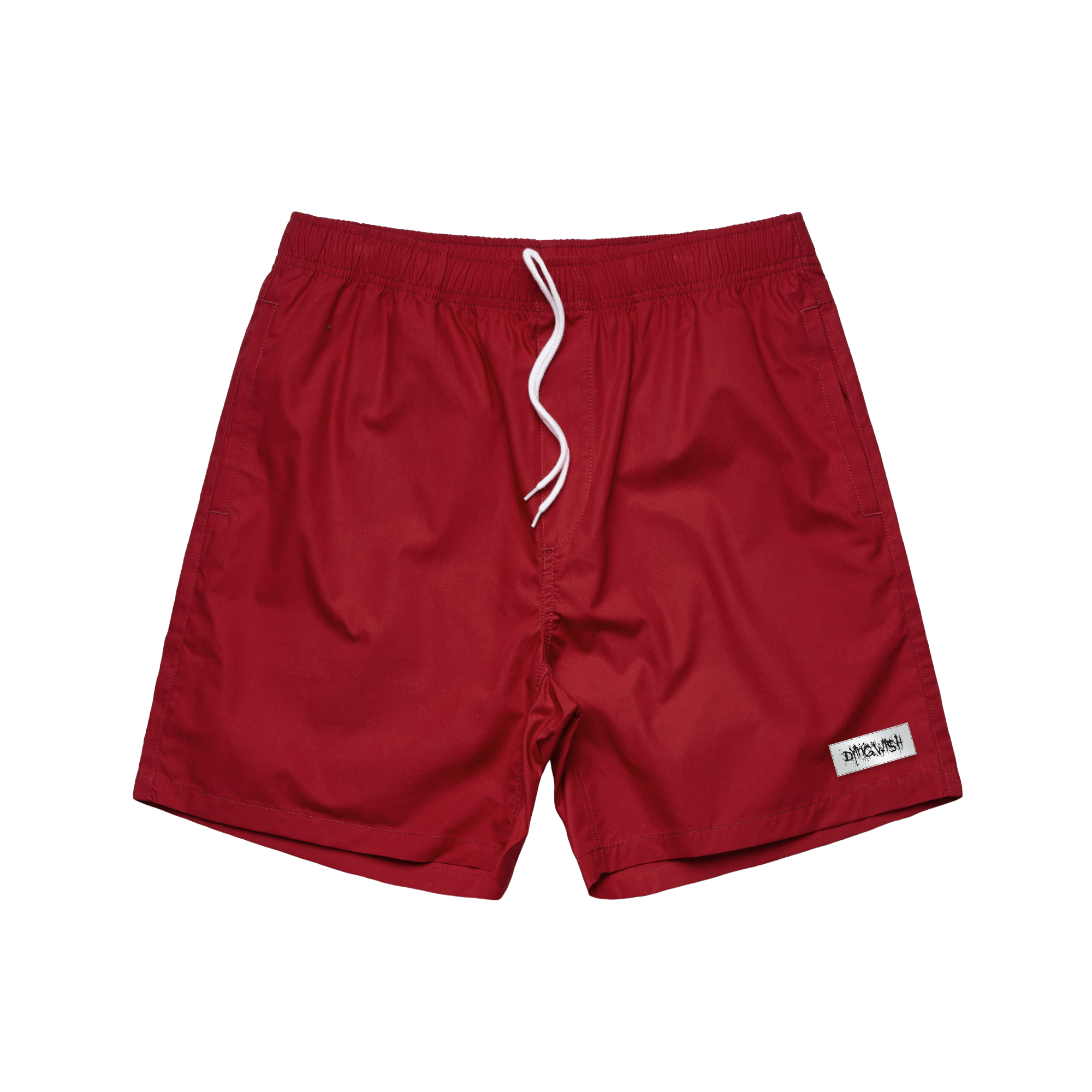 Logo Patch Shorts - Cardinal